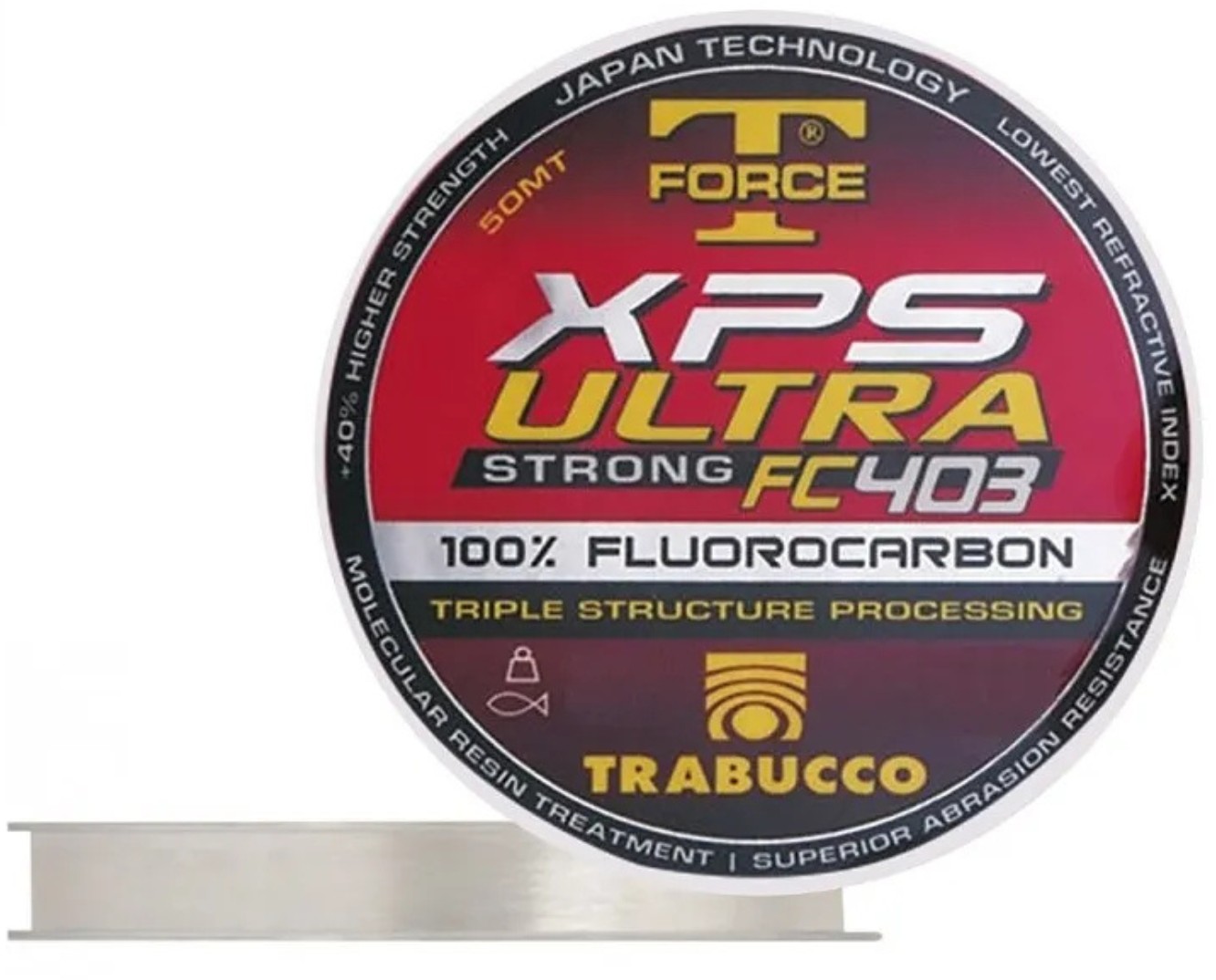 Żyłka przyponowa Trabucco T-Force XPS Fluorocarbon Ultra FC403 50m 0 ...