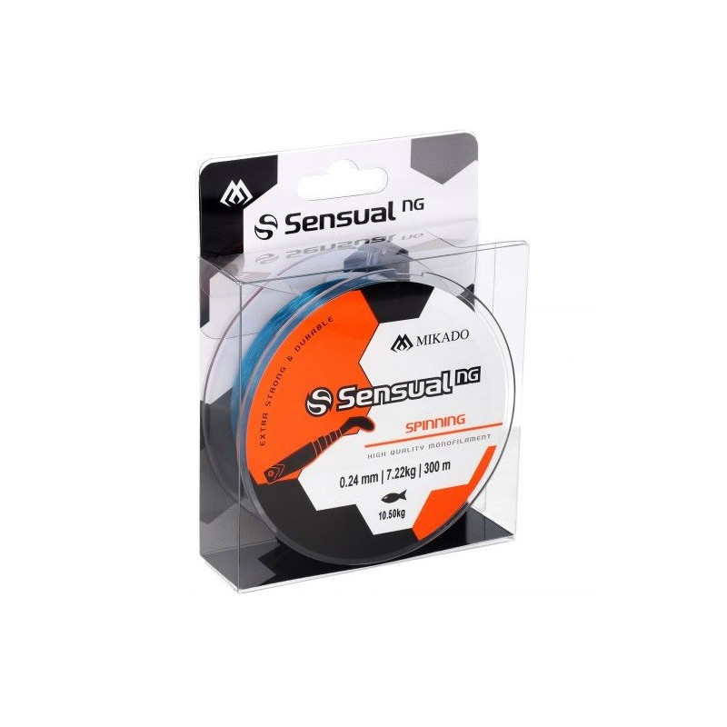 Żyłka Mikado Sensual N.G. Spinning niebieska 300m / 0,08mm - Wedkarski.com
